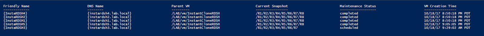 Even Gooder Monitor Instant Clone Image Updates For Rdhs Farms With Horizon Powercli