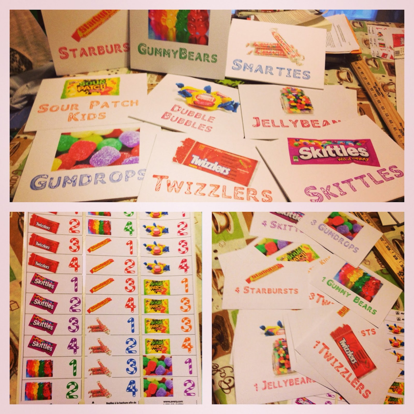 Back to School Candy Grouping and *freebie*