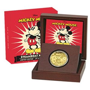 Mickey Mouse-Steamboat Willie Gold Coin | Lunaticg Coin