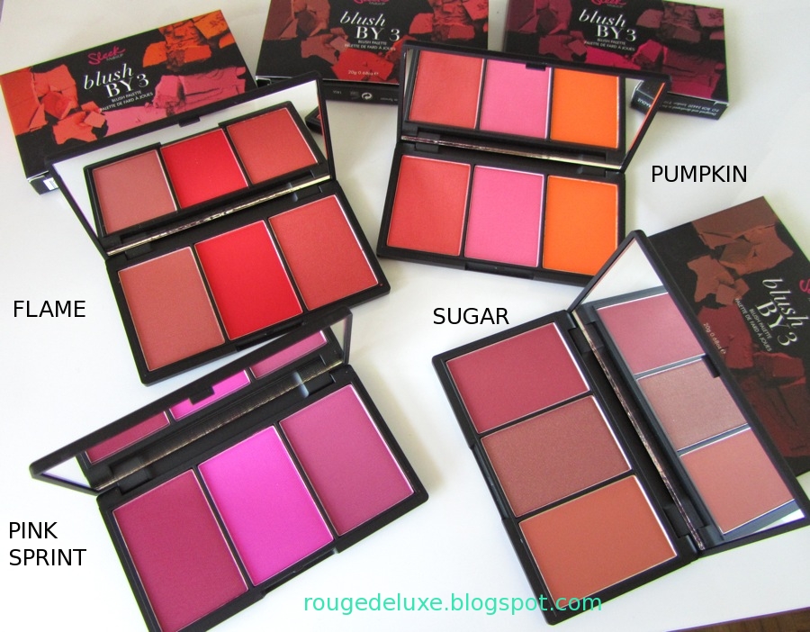 Rouge Deluxe: Sleek Blush By 3: Swatches