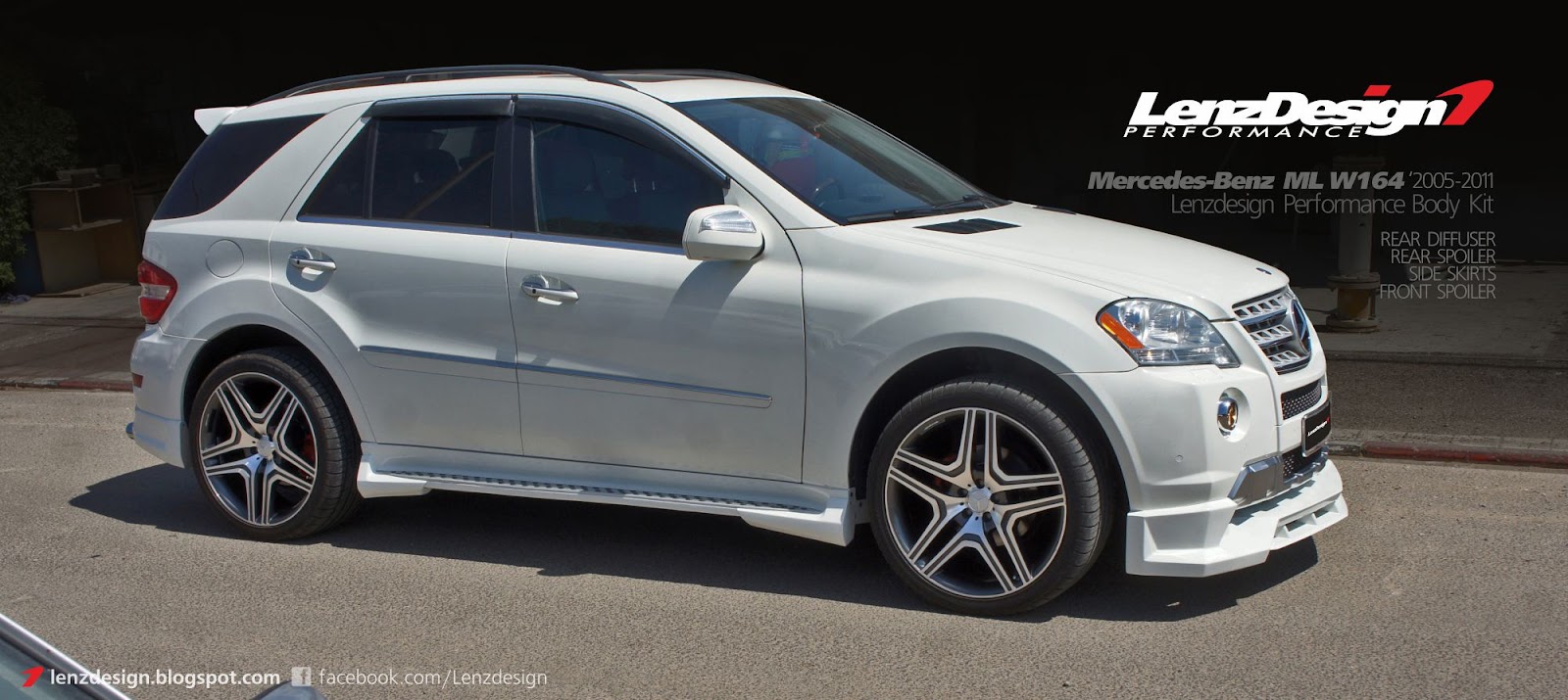 Mercedes-Benz ML W164 Lenzdesign Bodykit & Spoilers