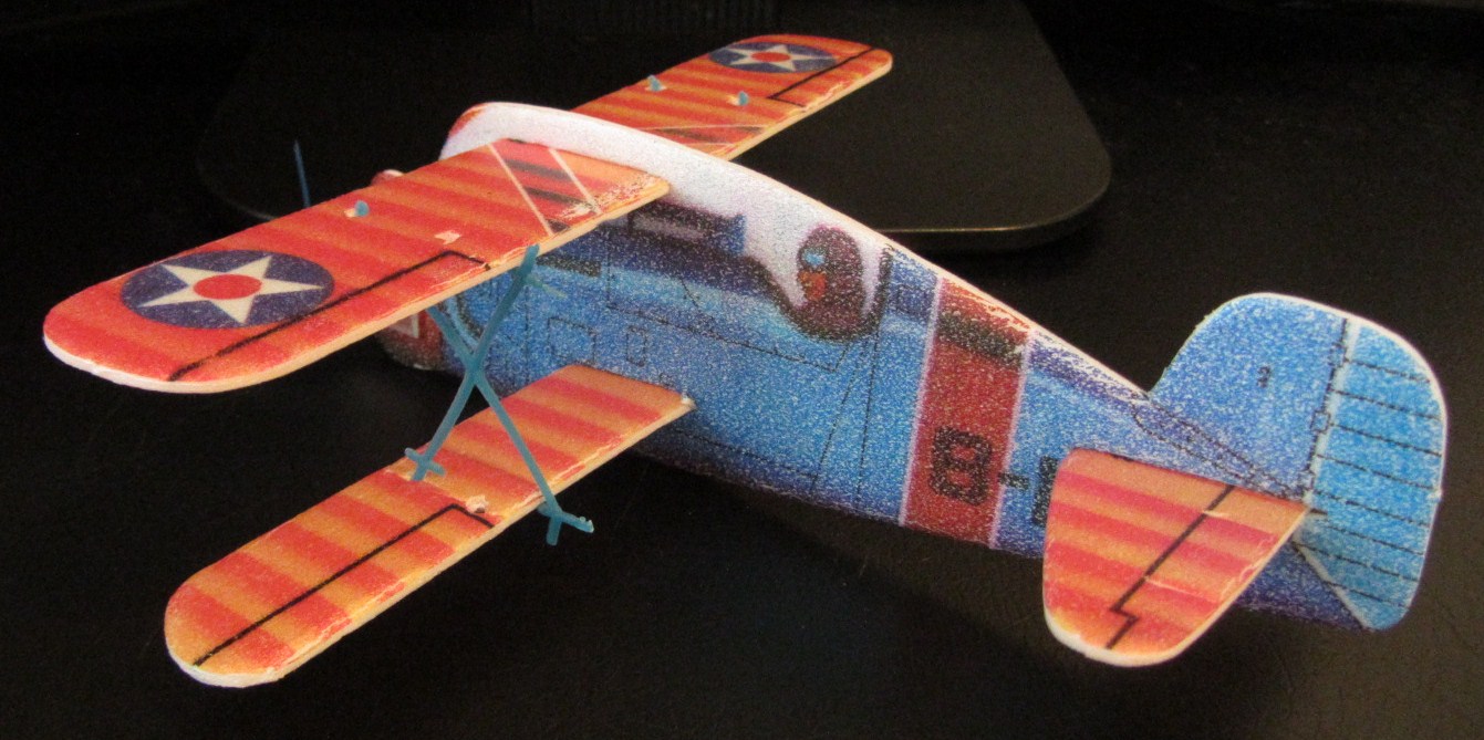The Styrofoam Glider Squadron: WWI Power Prop Glider - #2 Boeing F4B-4