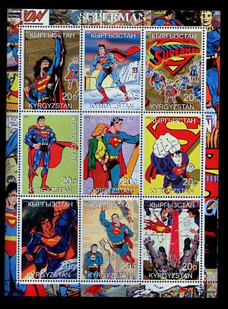 Comic FDC: Superman Goes Postal