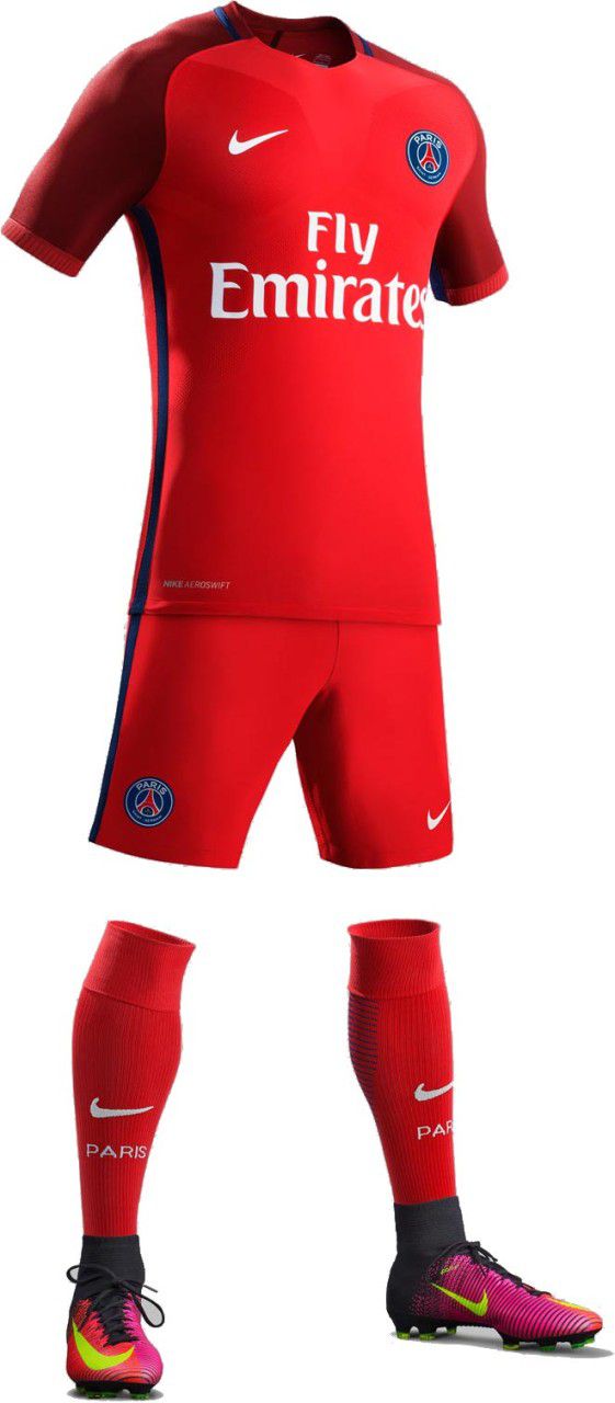 PSG 2016-17 アウェイユニフォーム - ユニ11