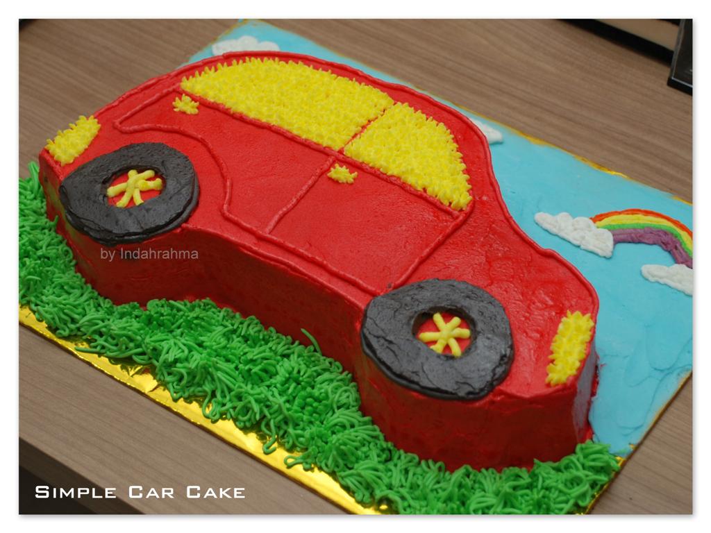 Cerita Indah ...: Simple Car Cake