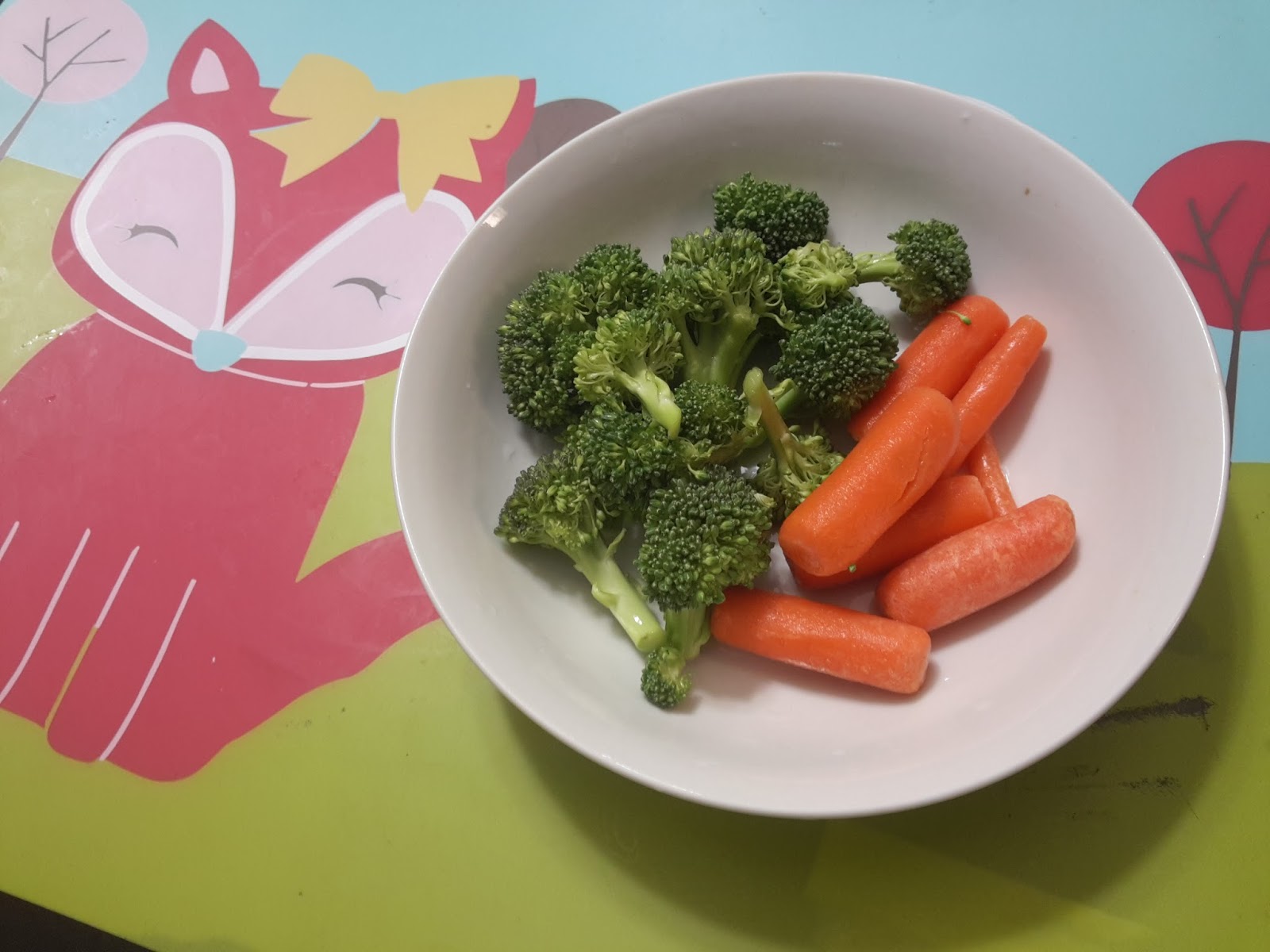 കഞ്ഞീം കറീം ....: Organic Broccoli & Carrot Puree:)