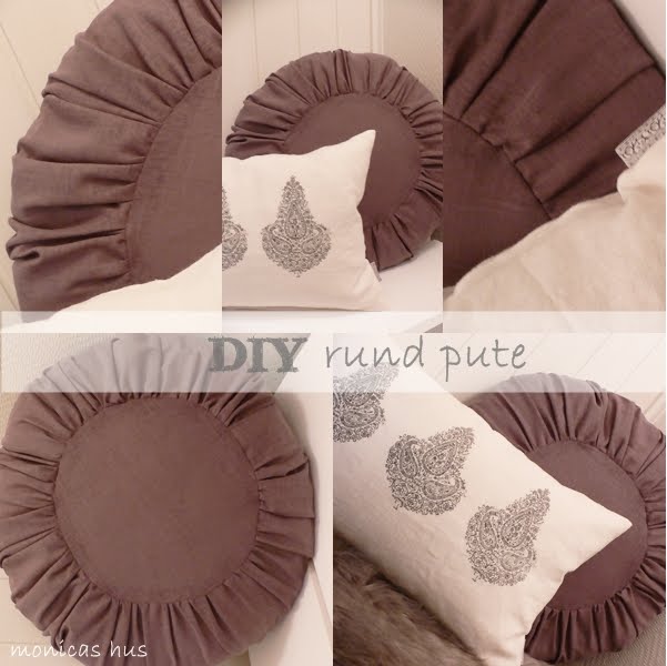 Monicas hus: DIY rund pute
