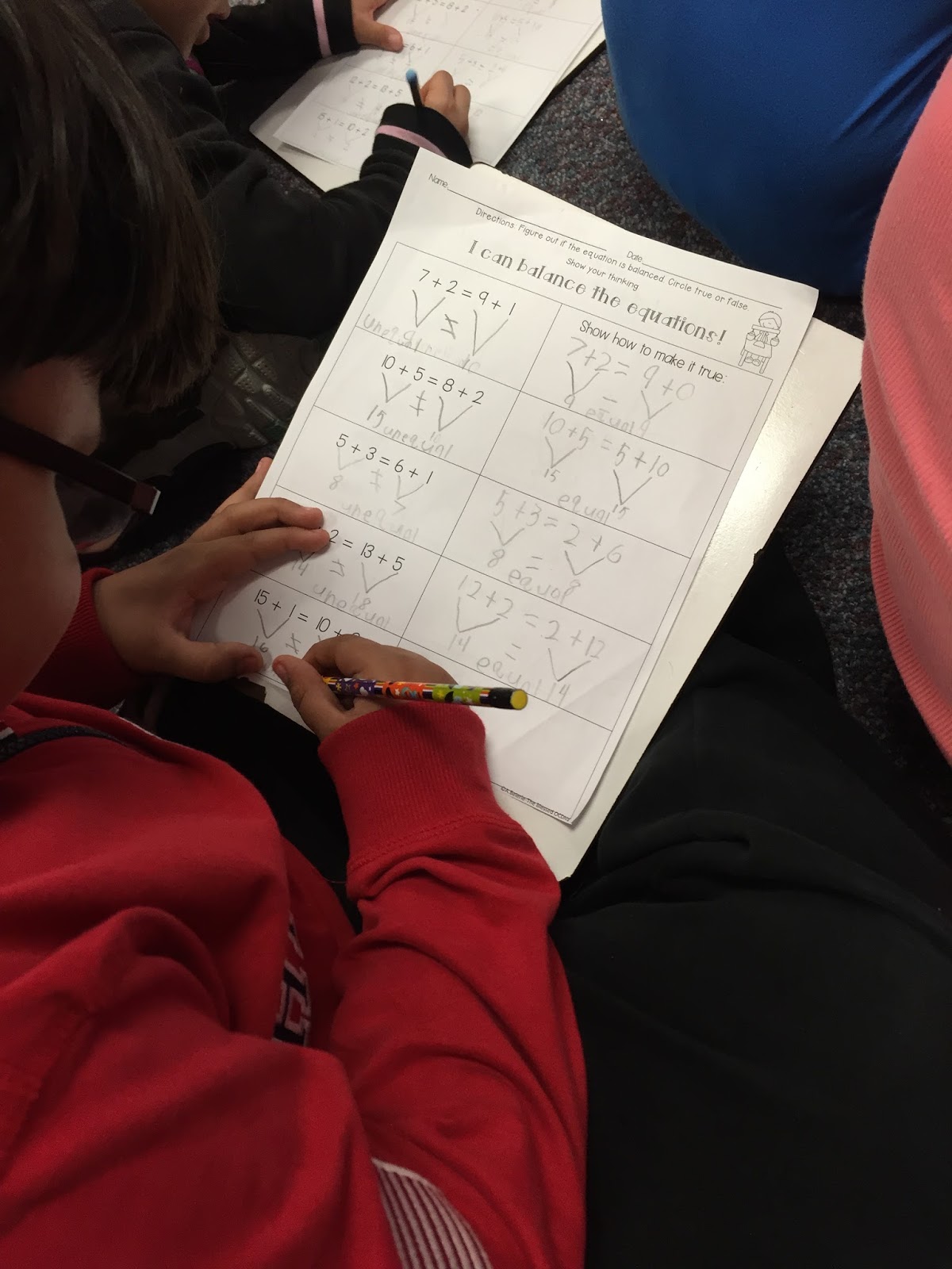 Balanced Equations & Missing Addends-New product | The Blessed OCDiva