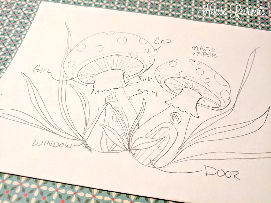 I found a couple of pictures of the finished mushrooms the other day ...