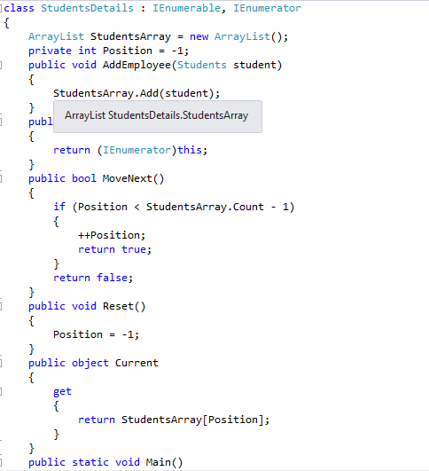 Dotnet Enumerators In C Ienumerable And Ienumerator