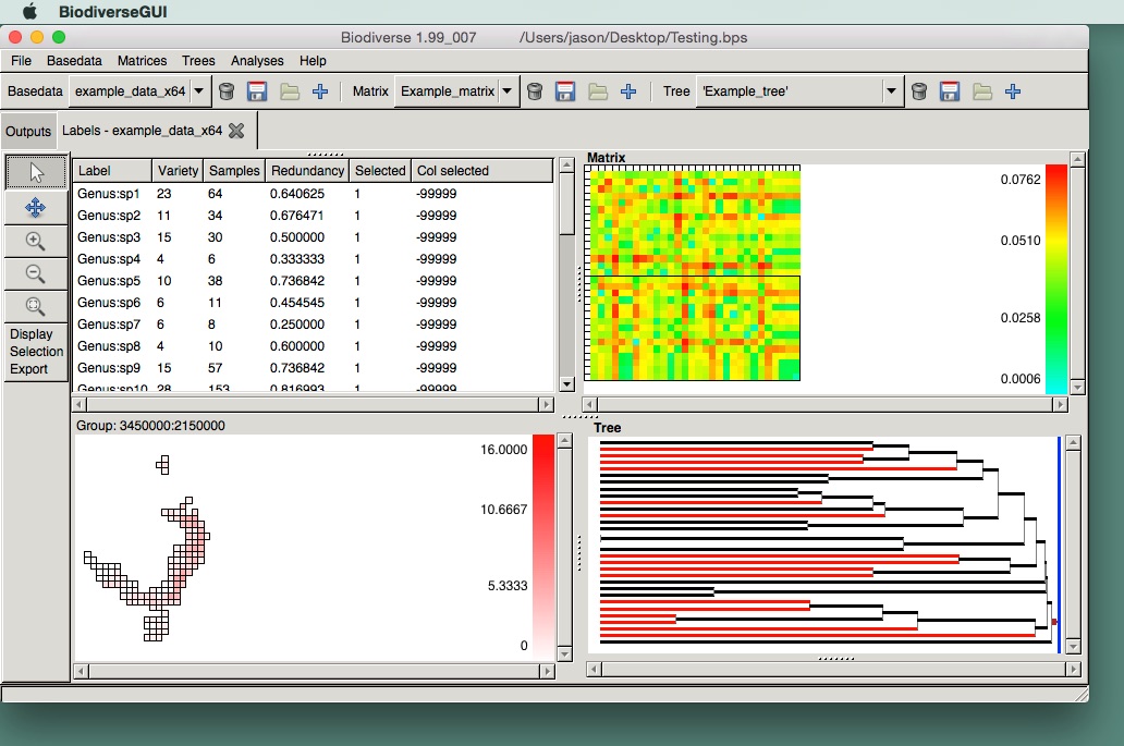 Biodiverse analysis software: Biodiverse now works on Macs