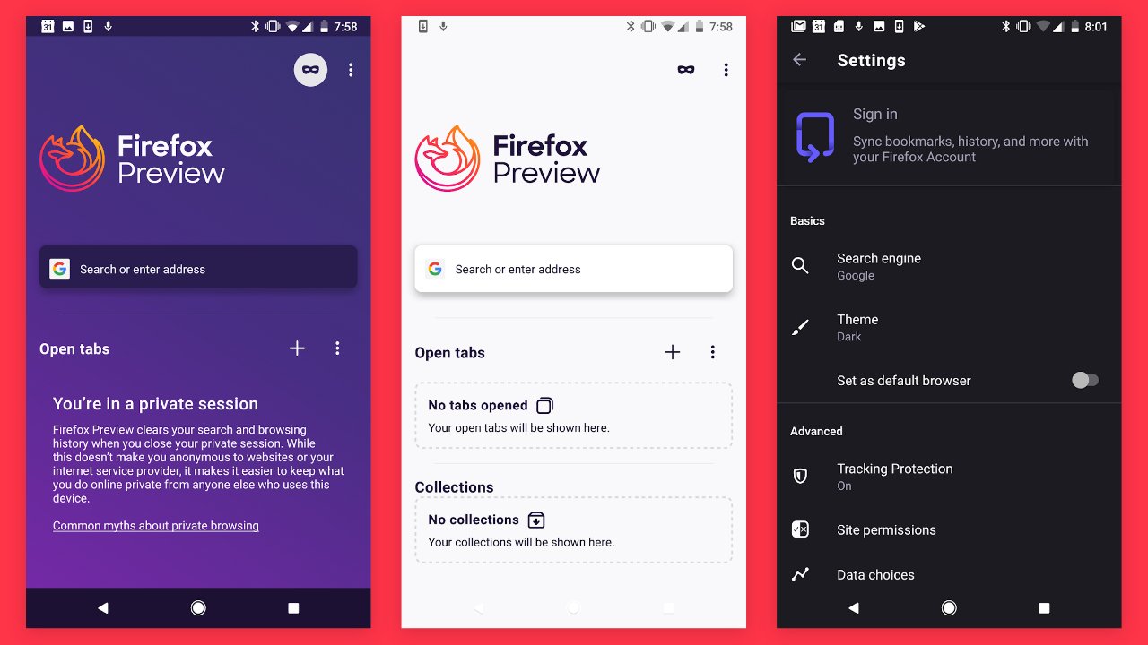 Firefox Preview: Mozilla lancia il nuovo browser per Android