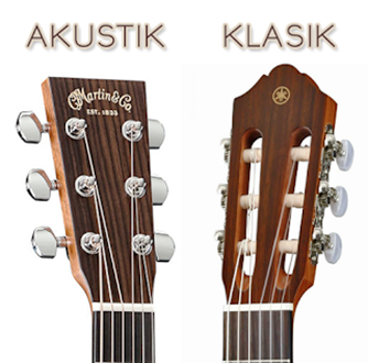 Perbedaan Gitar Akustik Dan Gitar Klasik