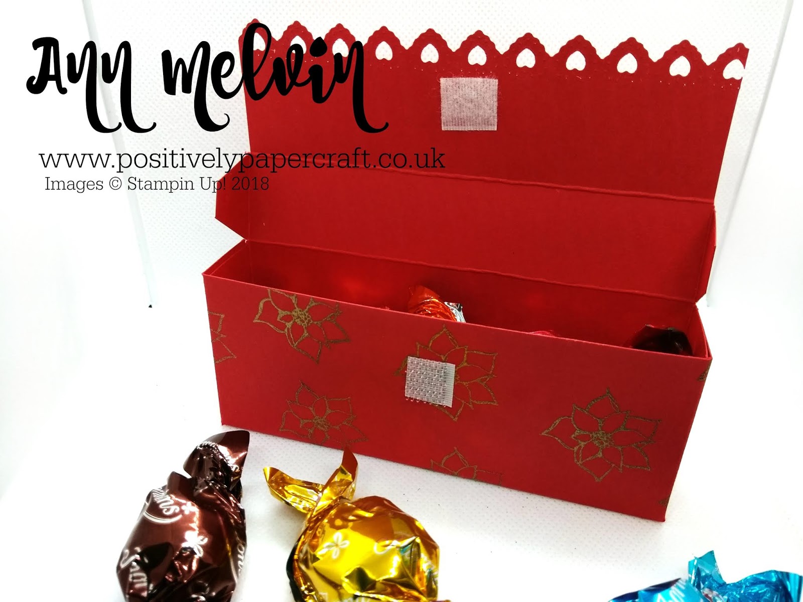 Positively papercraft: Pretty Heat Embossed Chocolate Gift Box