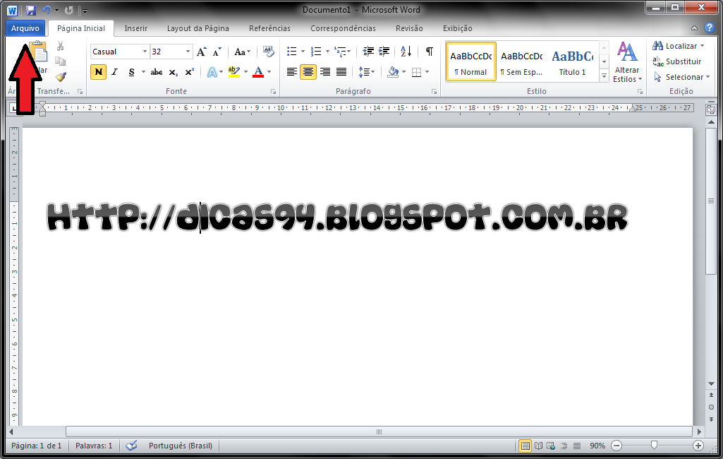 Como trocar a cor do Word 2010(Layout) : Dicas 94