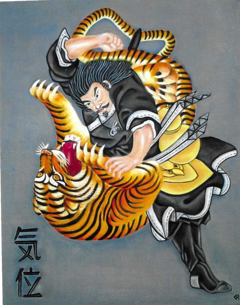 Gangsters Out Blog: Clay Roueche paintings on display at Blue Lotus