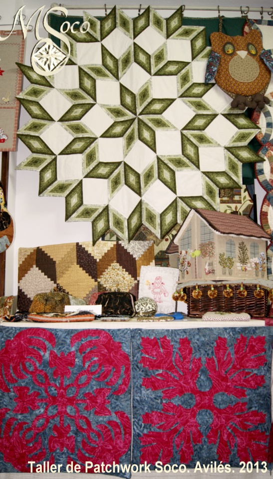 Patchwork Soco: Fotos V Exposición del Taller de Soco: Patchwork A MANO