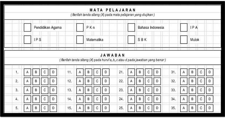 Aplikasi Cetak Lembar Jawaban Komputer (LJK) - INFO GURU