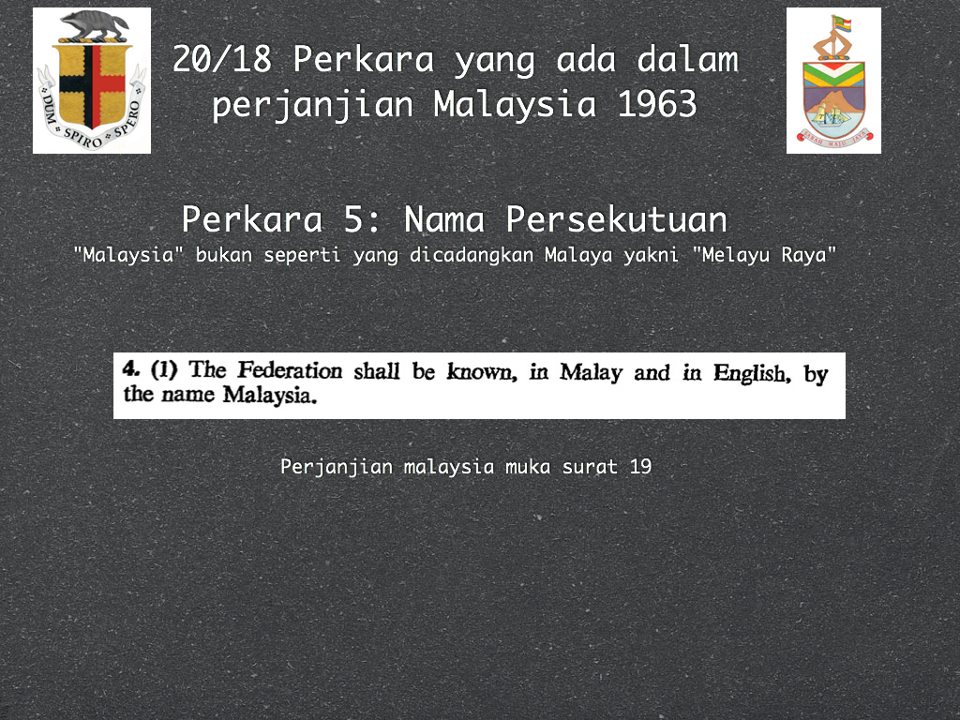 18 dan 20 Perkara Negara Sarawak dan Negara Sabah ~ SSKM - SSU(UK)