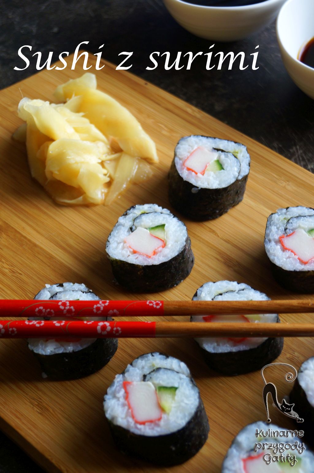 Domowe sushi, maki z surimi