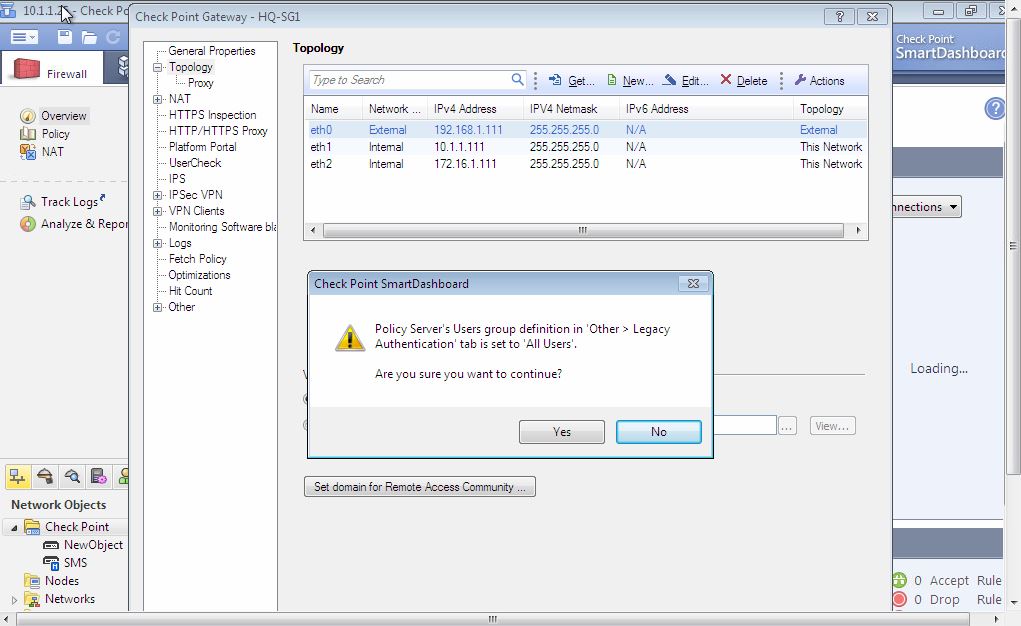 My Check Point CCSA Journal: Check Point SmartConsole