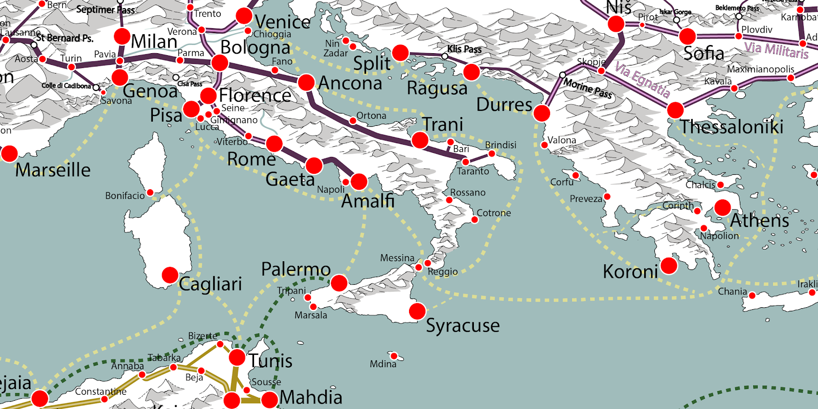Coins and Scrolls: A 12th Century Tour, Part 2 - Italy