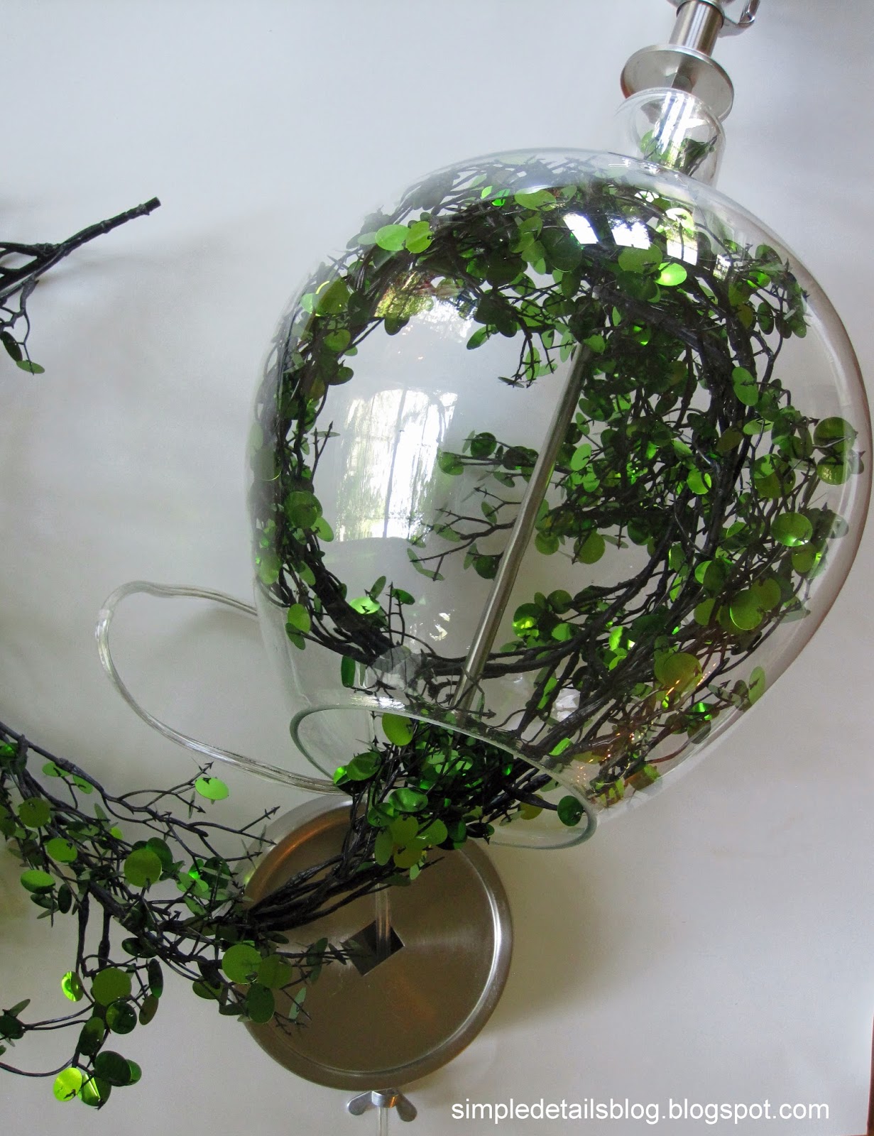 Simple Details: lamps plus holiday challenge...clear fillable lamp