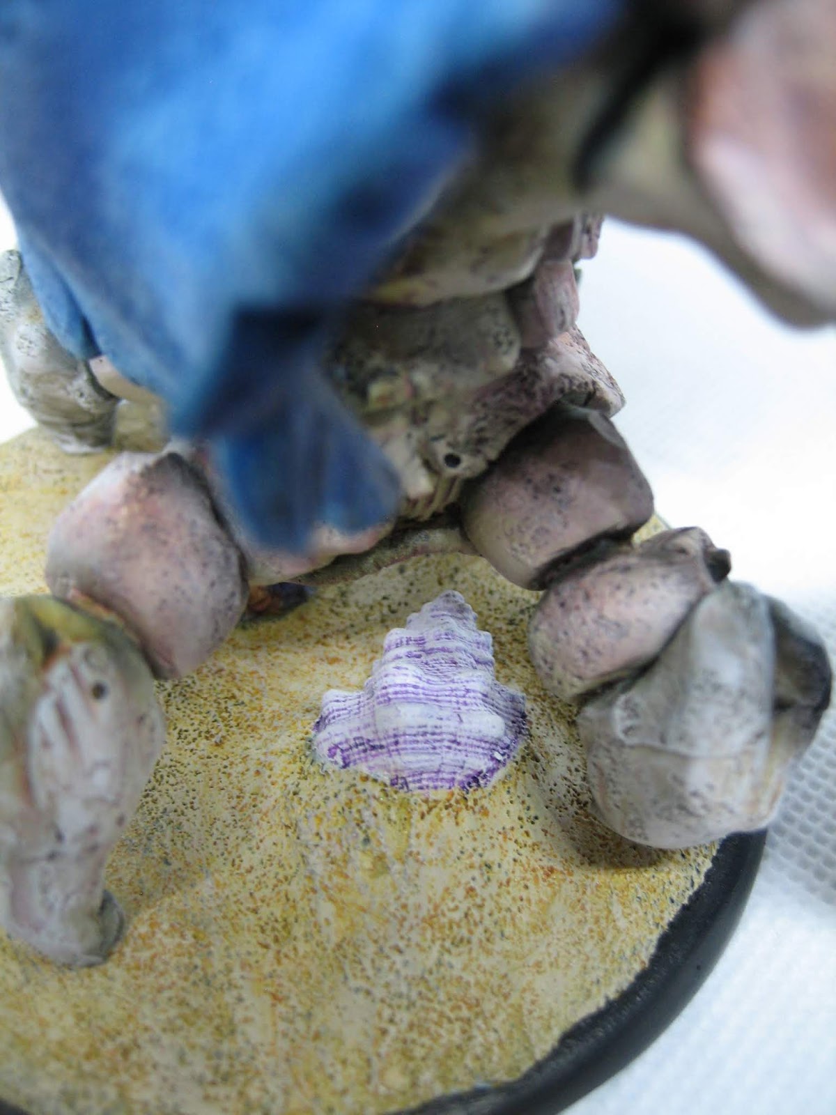 Making miniatures with Mario: Idoneth Deepkin : Giant Crab finished