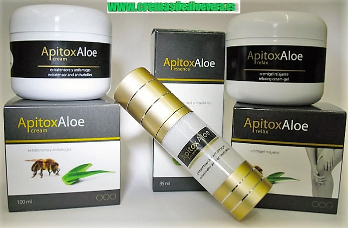 Apitox-aloe crema anti-arrugas