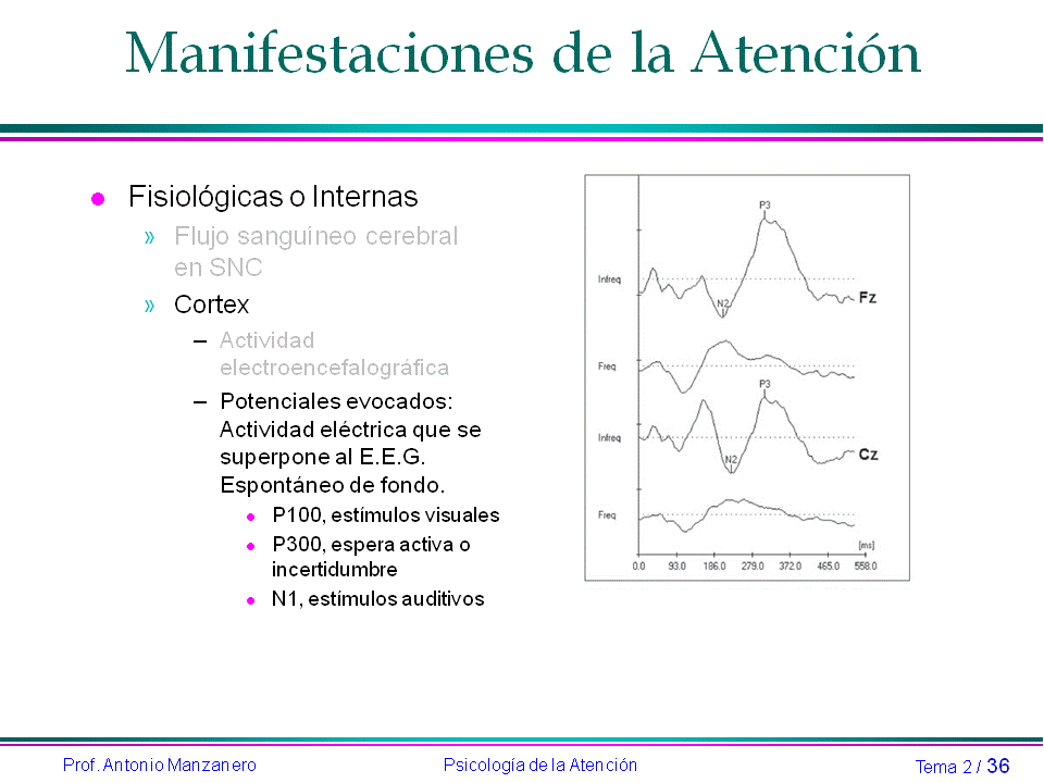 Psicología de la Atención - UCM: Estudio experimental de los procesos atencionales y Modelos ...