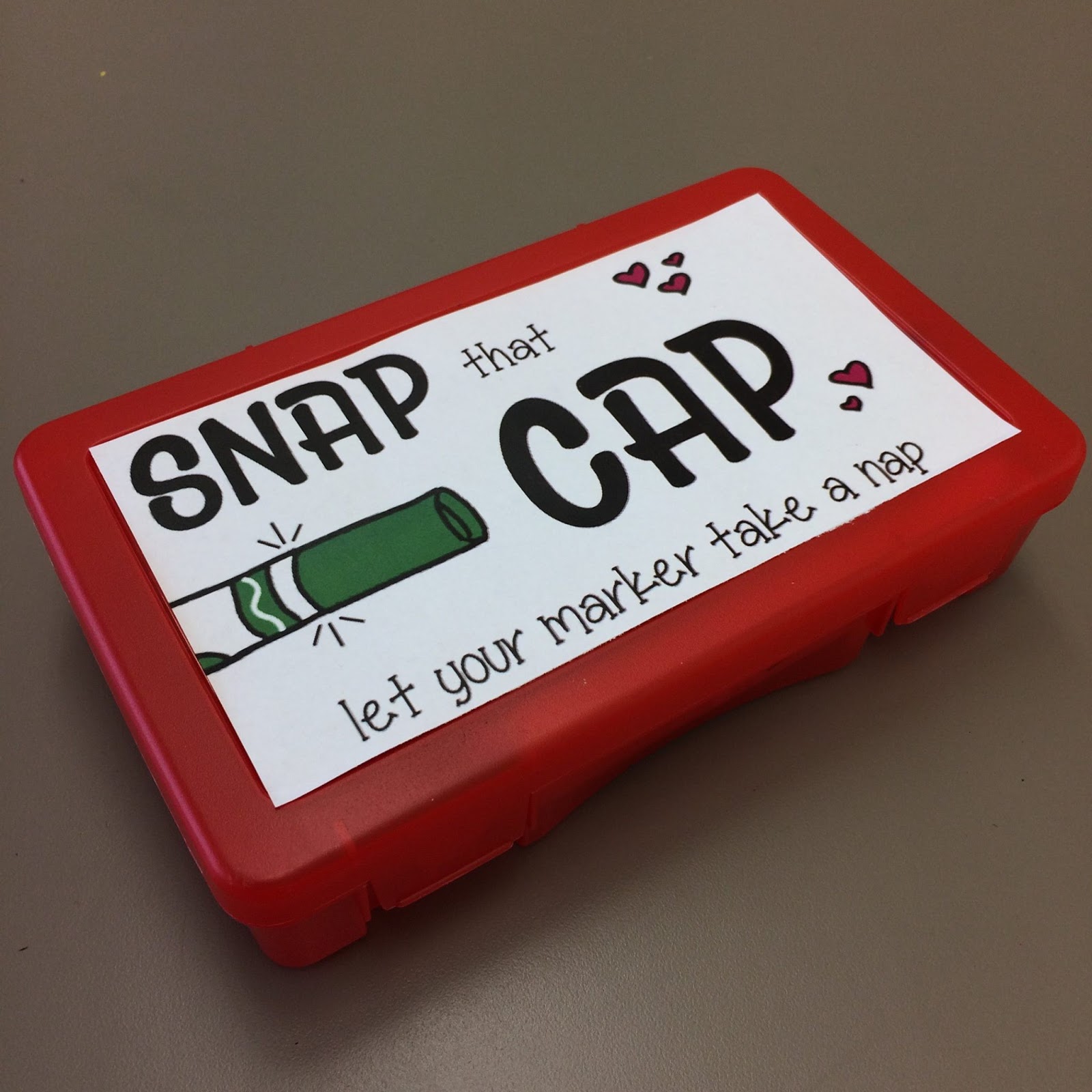 The Speckled Sink: Snap That Cap