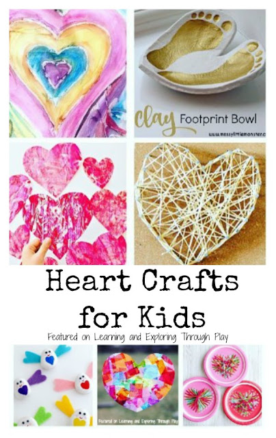 Learning and Exploring Through Play: Heart Crafts for Kids
