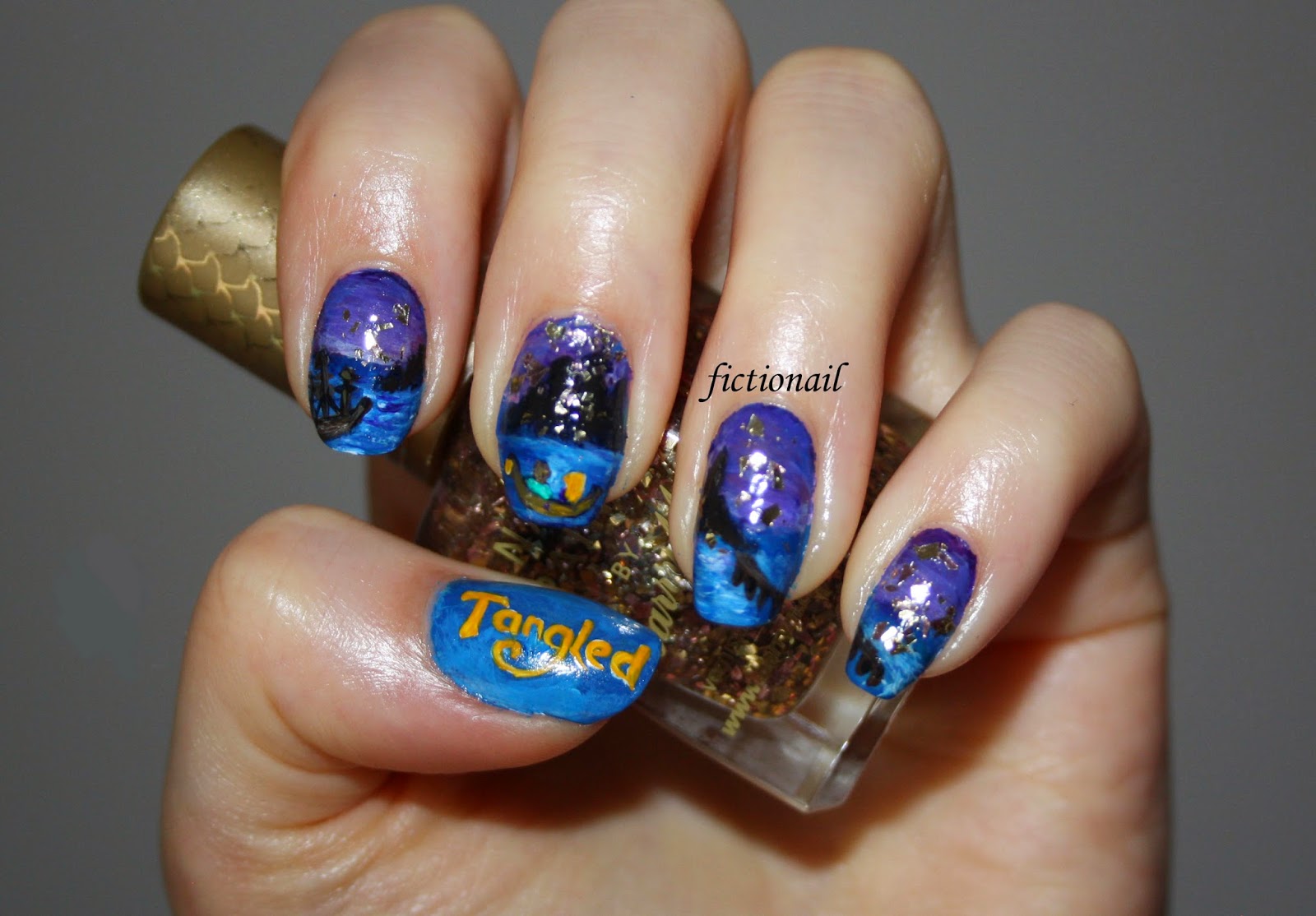 Tangled Nails With Tutorial