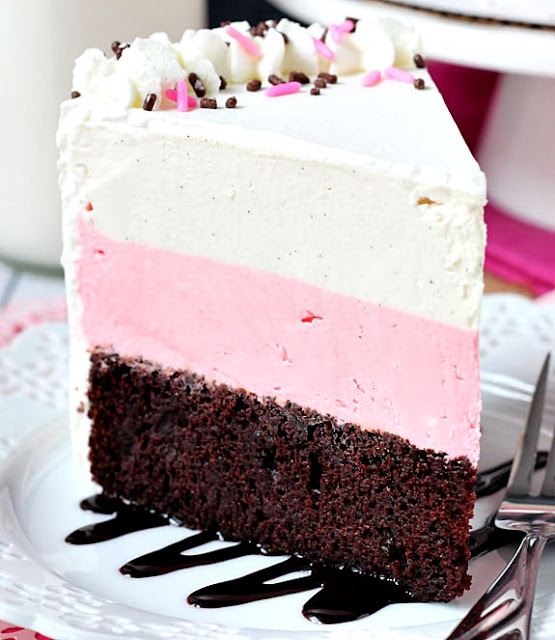 Bolo sorvete napolitano - Amando Cozinhar: Receitas Fáceis e rápidas