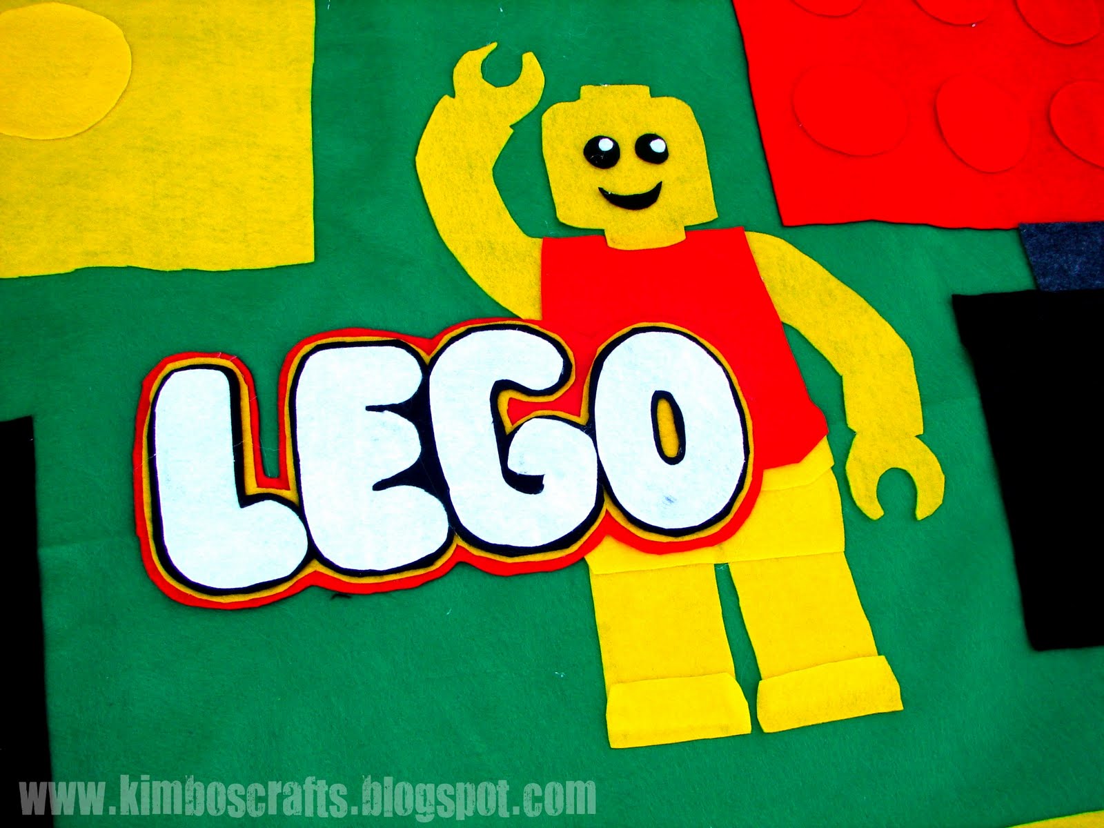 oops.. i did it again. (lego felt mat) - A girl and a glue gun