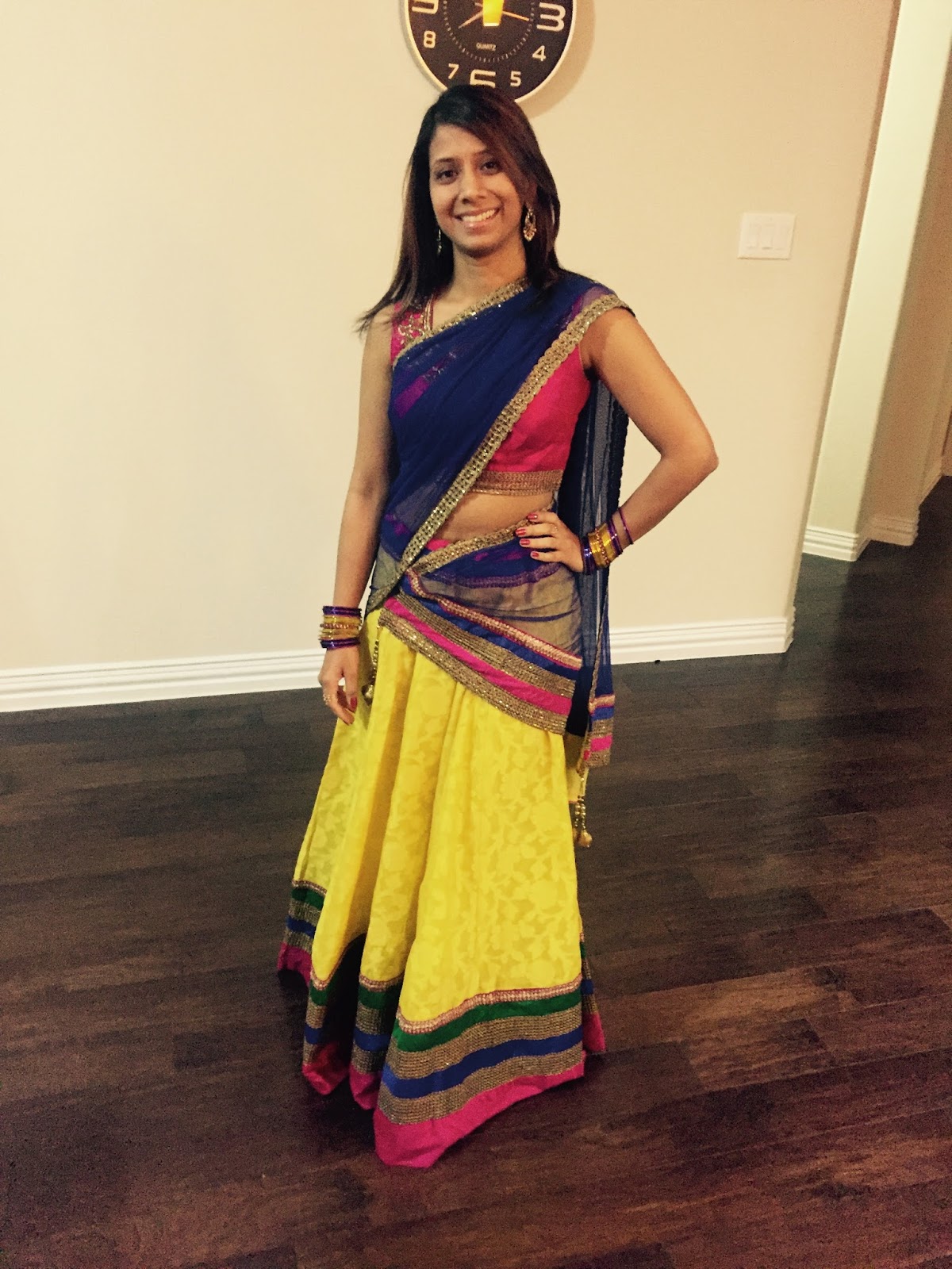 My Random Life: Half Saree (Langa voni)