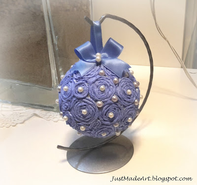 JustMadeArt: Świąteczne bombki DIY