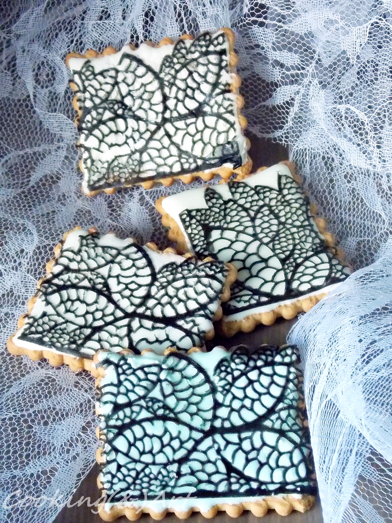 Δαντέλα από ζάχαρη / Sugar lace ! - Cooking & Art by Marion