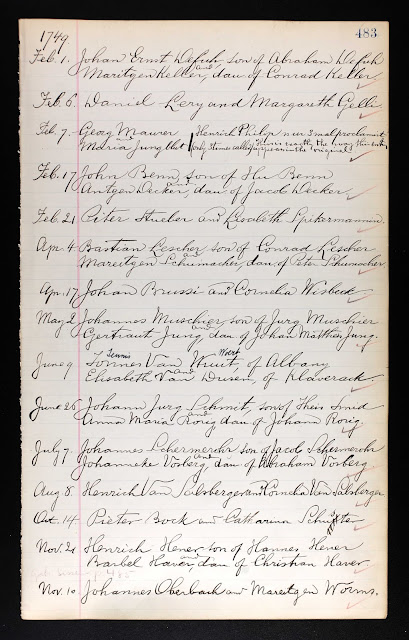 Genea-Musings: 1749 Marriage Record of Johan Ernst Defuh and Maritgen ...