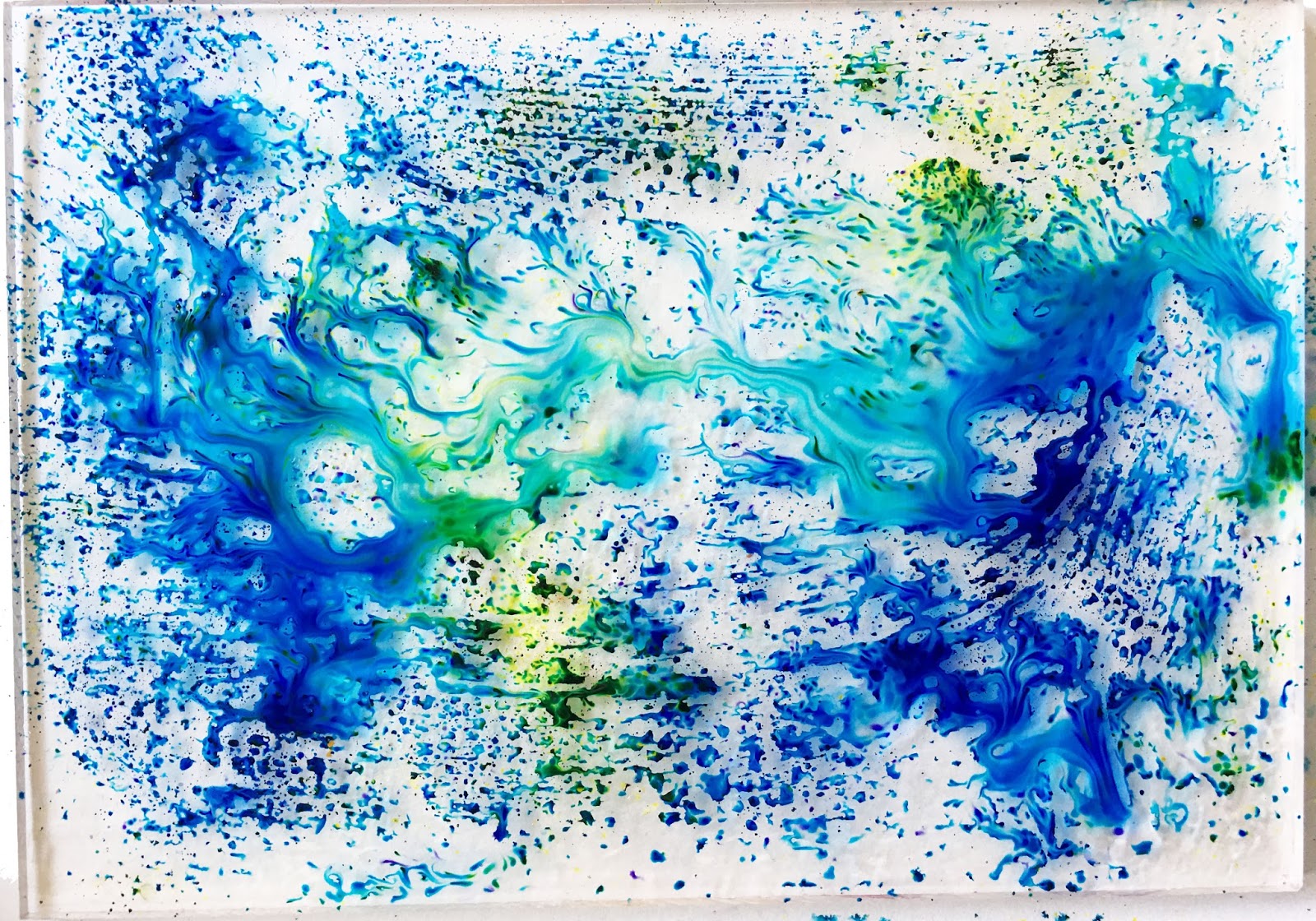 Stencil-Art: Purple Rain