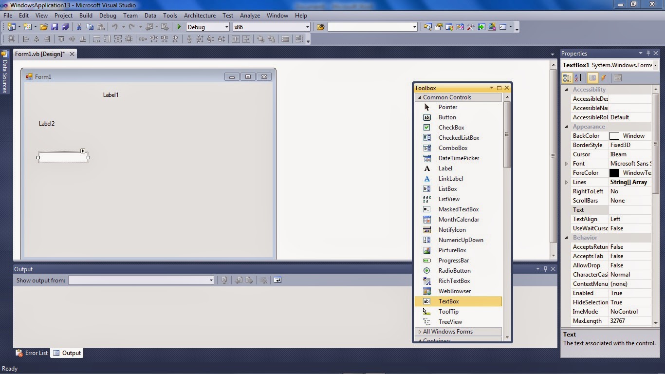 Pemrograman Visual Basic Studio 2010: Membuat Program Dasar Visual Basic Studio 2010