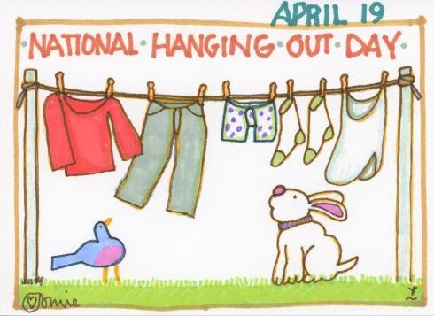 The Official Tomie dePaola Blog: National Hanging Out Day