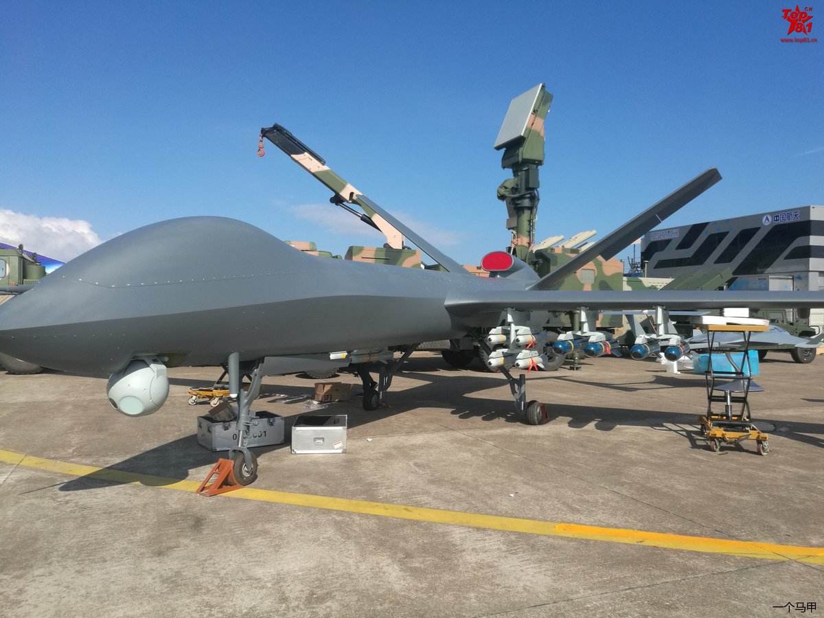 Asian Defence News: Zhuhai Air Show - Chinese PLAAF Rainbow CH-5 drone