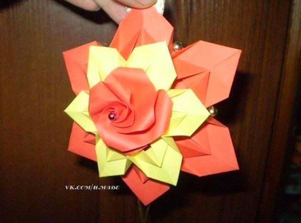DIY Origami Spring Flower - The Idea King