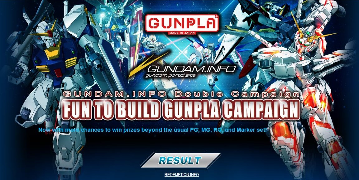GunPla x Gundam info Campaign "FUN TO BUILD GUNPLA"