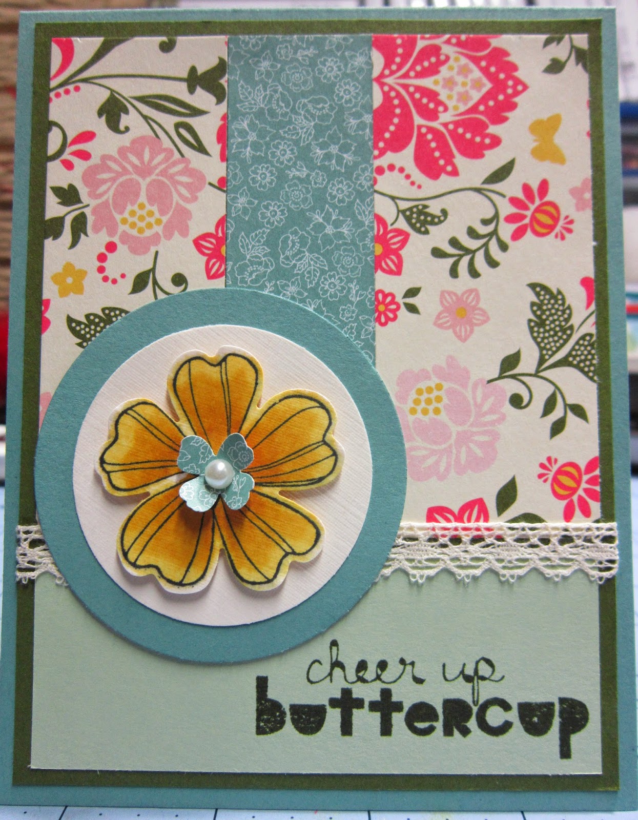 Krafting with Karen: Cheer Up Buttercup Card