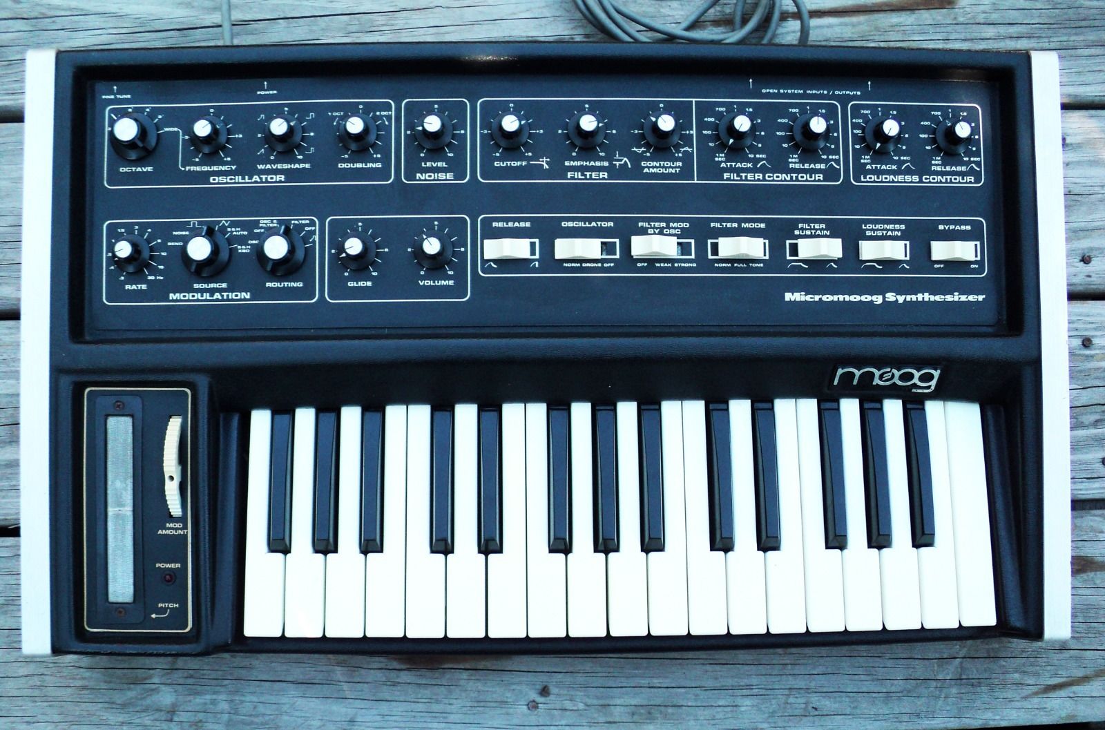 MATRIXSYNTH: MOOG MICROMOOG Vintage Analog Synthesizer Model 2090