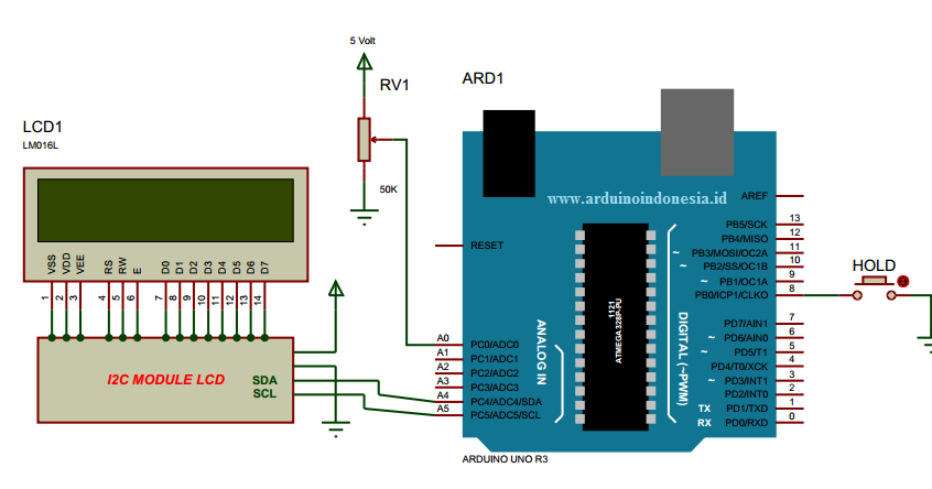 Membuat Volt Meter Menggunakan Arduino Uno Maks 5 Volt Arduino