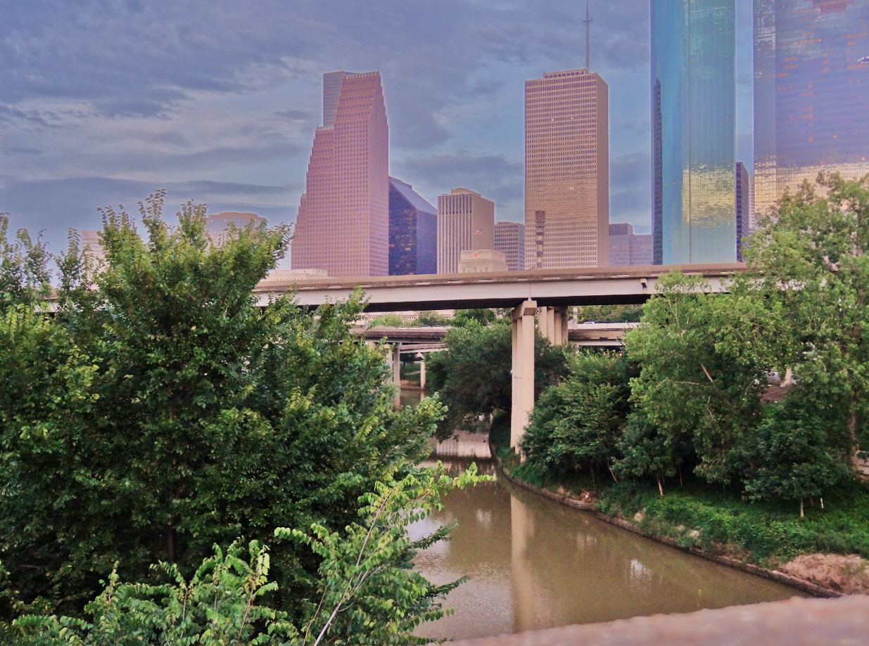 Houston in Pics: Buffalo Bayou at Dusk - scenic view
