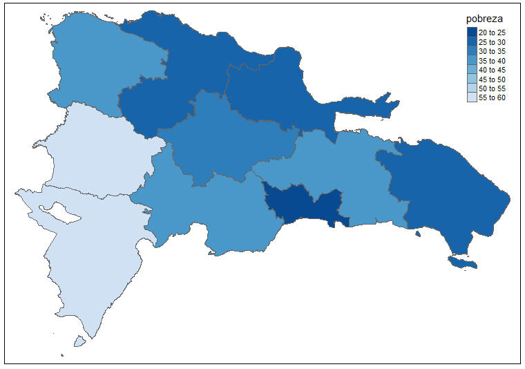 Economía Aplicada: 5 pasos para crear mapas de República Dominicana en R